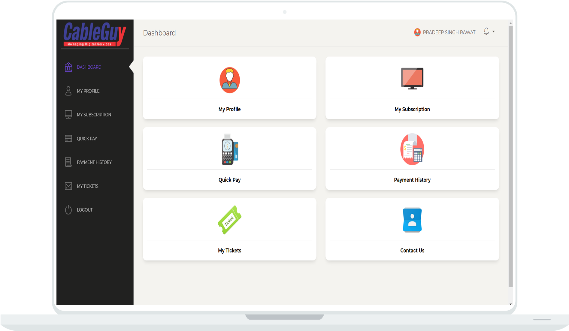 CableGuy - Customer Self Care Portal
